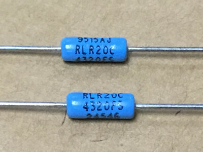 (14 PC) DALE RLR20C4320FS Metal Film Resistors 432 OHM 1% | eBay