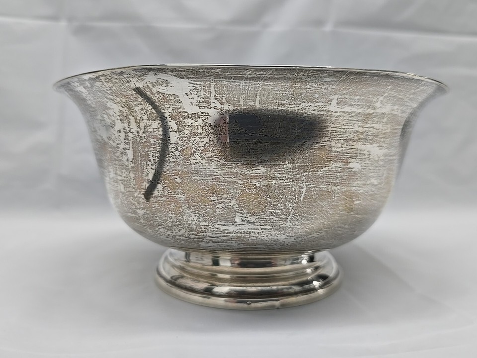 Manchester sterling silver Paul Revere bowl #878 6 3/4 wide 218 grams ...