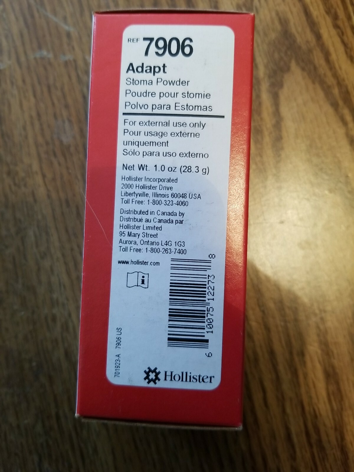 Adapt Stoma Powder 6 - 1.0 oz bottle New Unopened Hollister REF 7906 ...