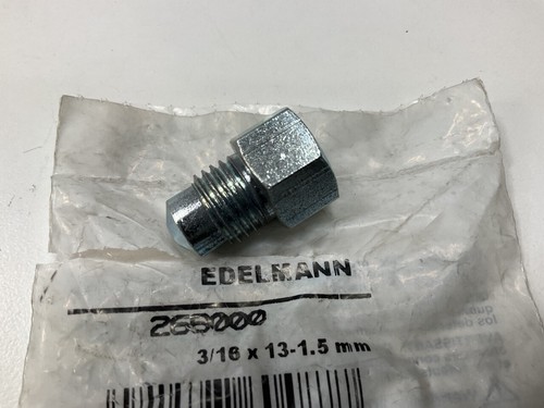 Edelmann 268000 Brake Line Adapter, 3/16" 10-1.0mm X 13-1.5mm Metric ...