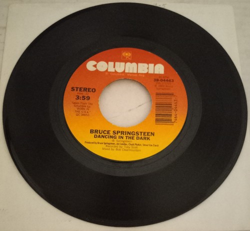 Bruce Springsteen 45 Rpm Dancing In The Dark / Pink Cadillac Columbia ...