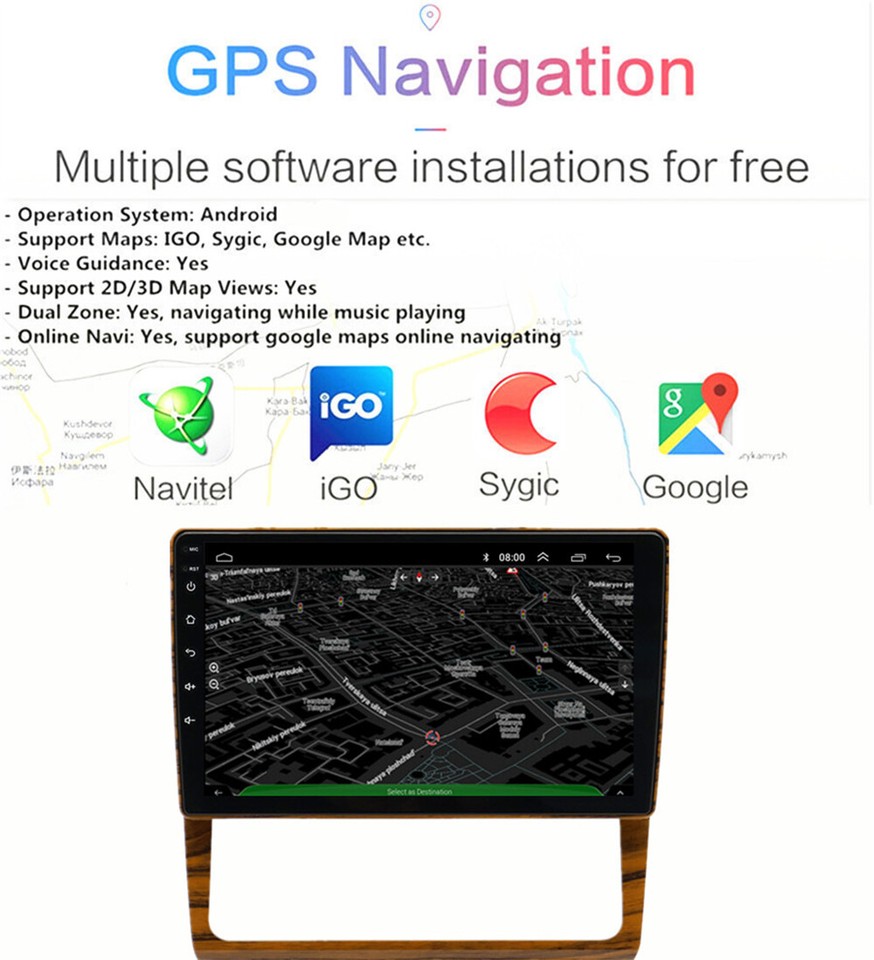 9'' Stereo Radio 2+32GB GPS Head Unit For Mercedes Benz E Class W124 ...