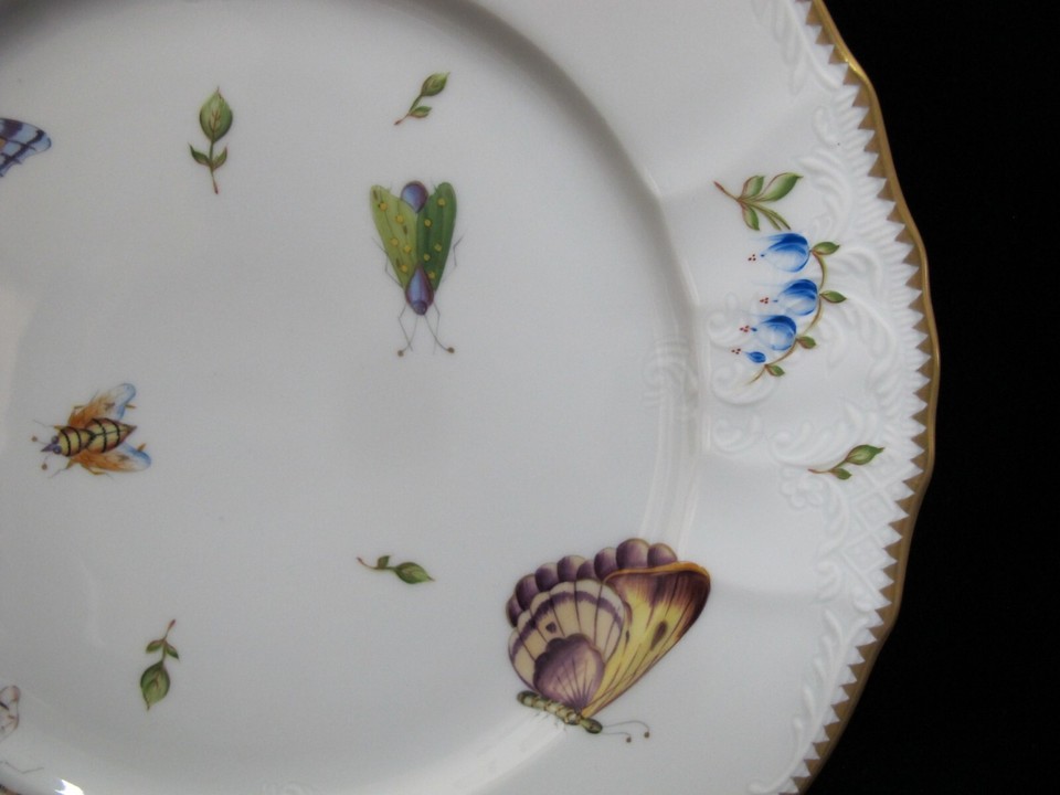 ANNA WEATHERLEY Spring in Budapest BUTTERFLY 24k Accent 10 5/8" Dinner ...