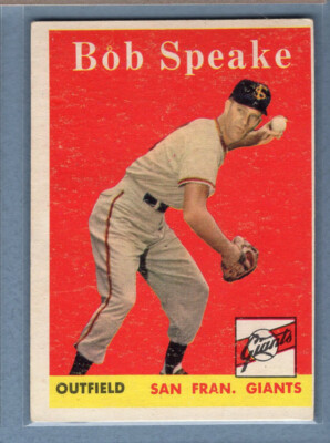 1958 Topps #437 Bob Speake EX GO129 | eBay