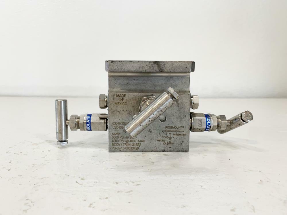 Rosemount C30403-1220-0000 Isolation Manifold Valve for sale online | eBay