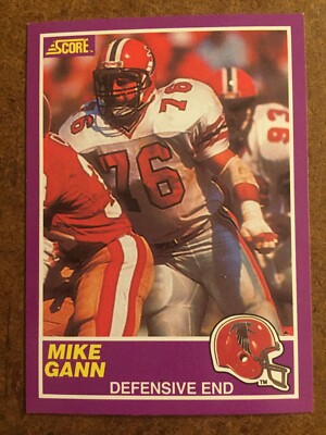 Mike Gann 395S Score 1989 Supplemental NFL Football Trading Card | eBay
