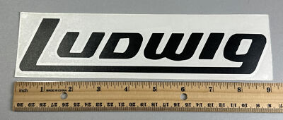 Black Ludwig Decal - 9” | eBay