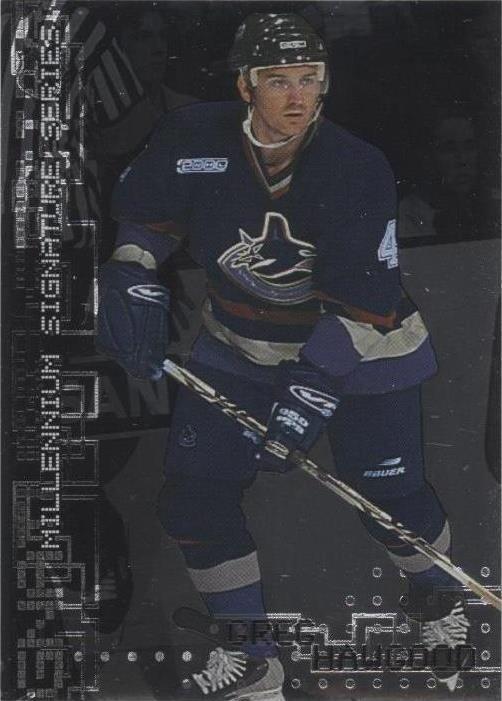1999-00 In the Game Be A Player Millennium Signature Series - Greg ...