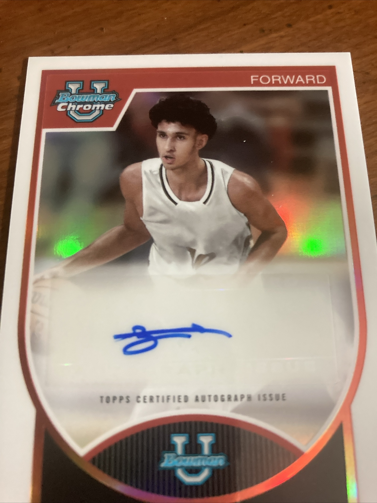 2023-24 ZACCHARIE RISACHER BOWMAN UNIVERSITY ROOKIE REFRACTOR 07-08 ...