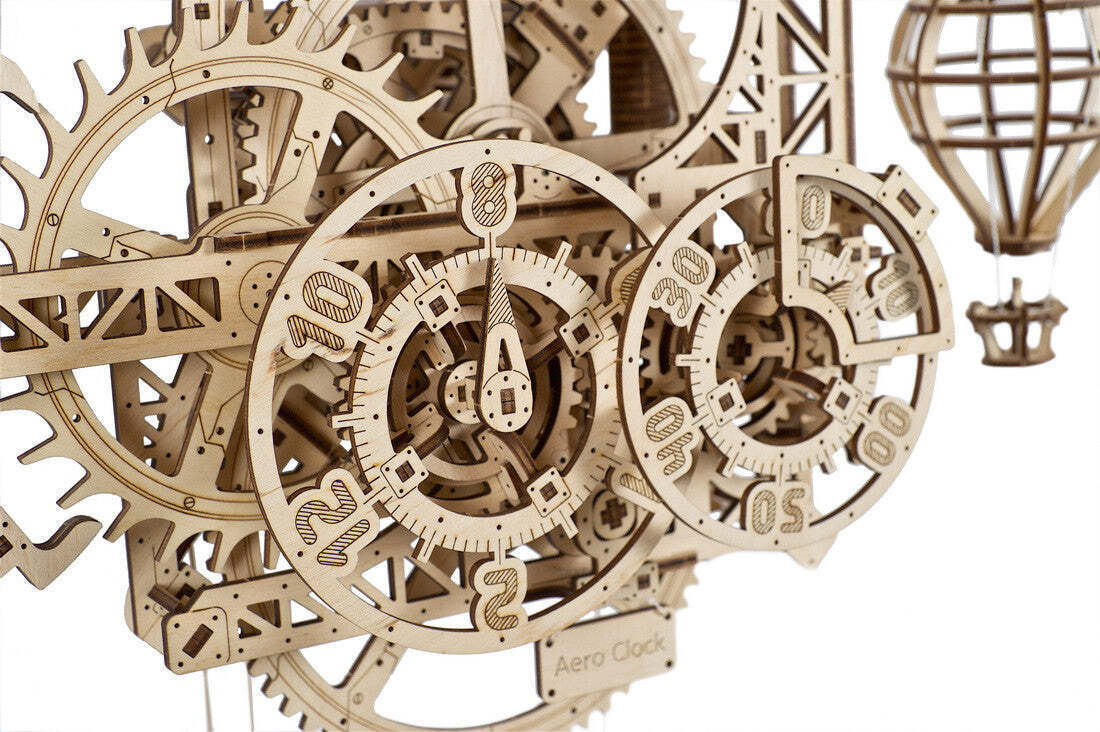 UGEARS – Mechanische Holzmodelle – Aero Clock-Modellbausatz | eBay