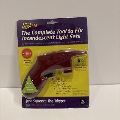 NEW Light Keeper Pro Incandescent Light Set Repair Tool Holiday ...