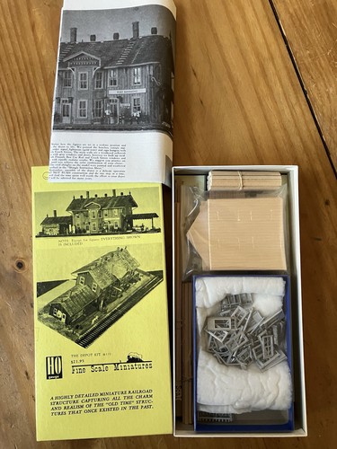 Fine Scale Miniatures The Depot HO Scale Kit #110. NIB | eBay