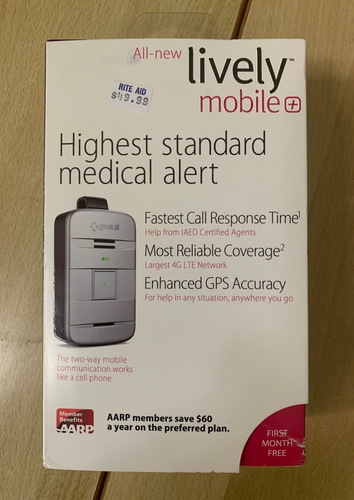 Lively Mobile (+) Medical Alert Device works like cell phone AARP ...
