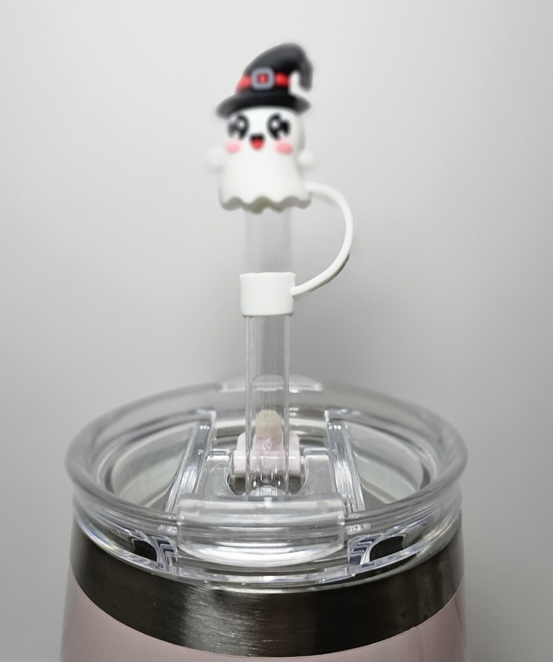 Happy Ghost Cart Mouth Cover For Penjamin/ Straw Cover, Halloween | eBay