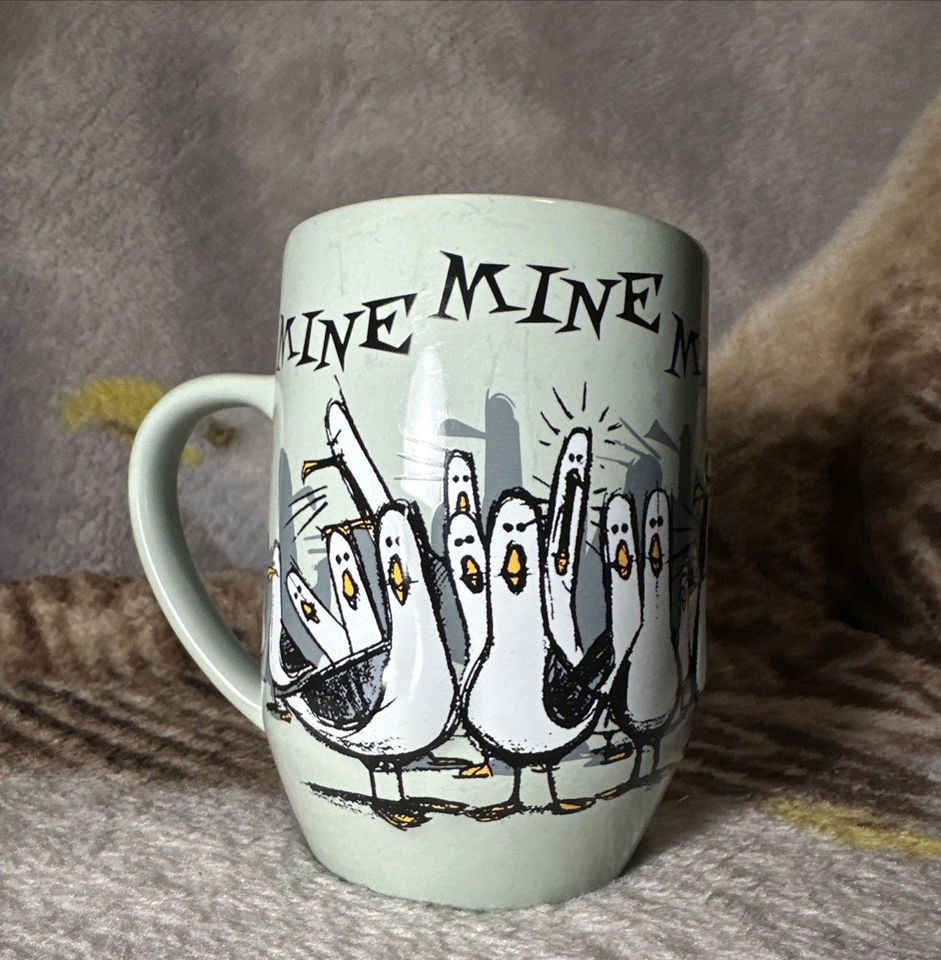 Disney Parks Finding Nemo Seagulls Mine Mine Mine Green Mug Cup W ...