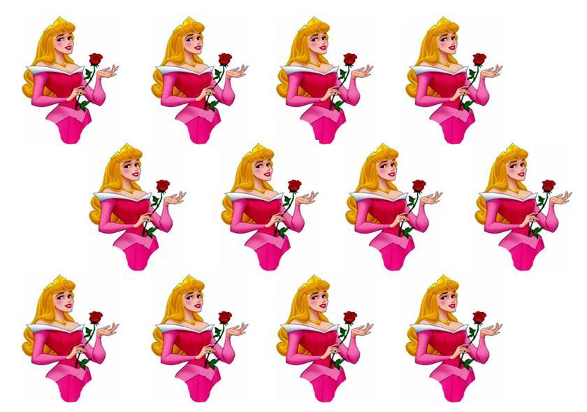 24 Half Body Princess Theme Party Edible Wafer Cup Cake Toppers | eBay UK