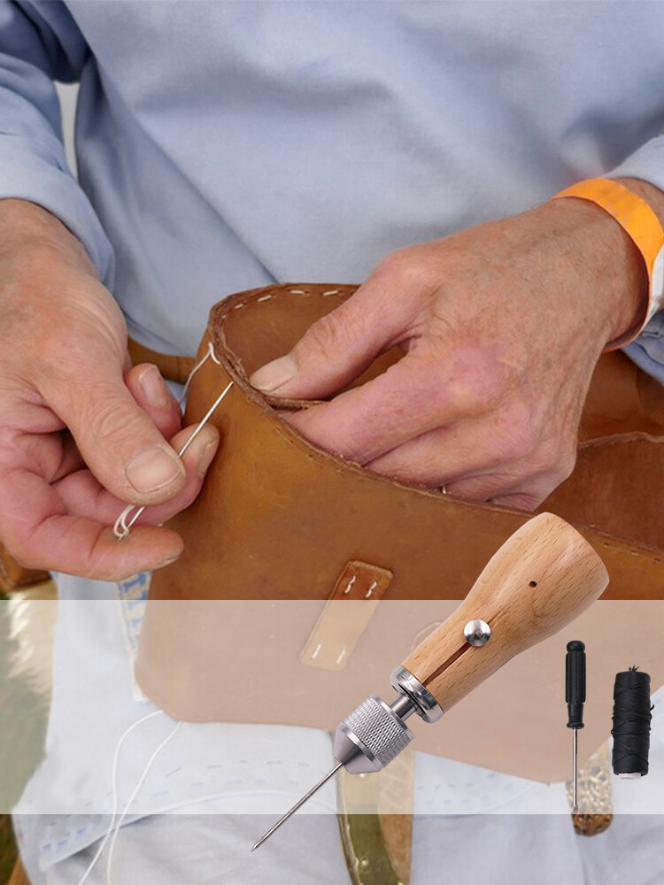 Professional Leather Sail Canvas Speedy Stitcher DIY Sewing Awl Repair ...