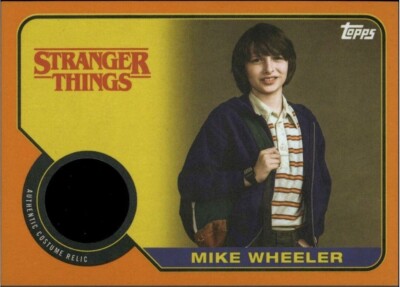 STRANGER THINGS SEASON 1 2018 COSTUME RELIC R-MWC MIKE WHEELER 76/99 | eBay