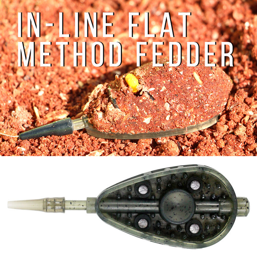 Fishing Lure Inline Method Feeder Portable for Carp Fishing Bait Holder ...