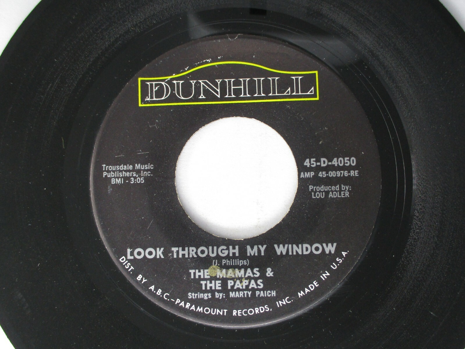 Mamas & The Papas Look Through My Window 45 Dunhill 1966 | eBay