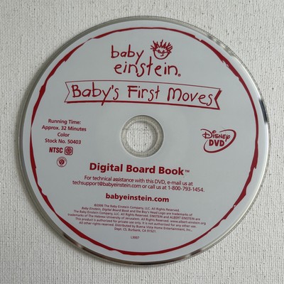 Disney’s Baby Einstein : Babys First Moves (DVD, 2007) **********DVD ...