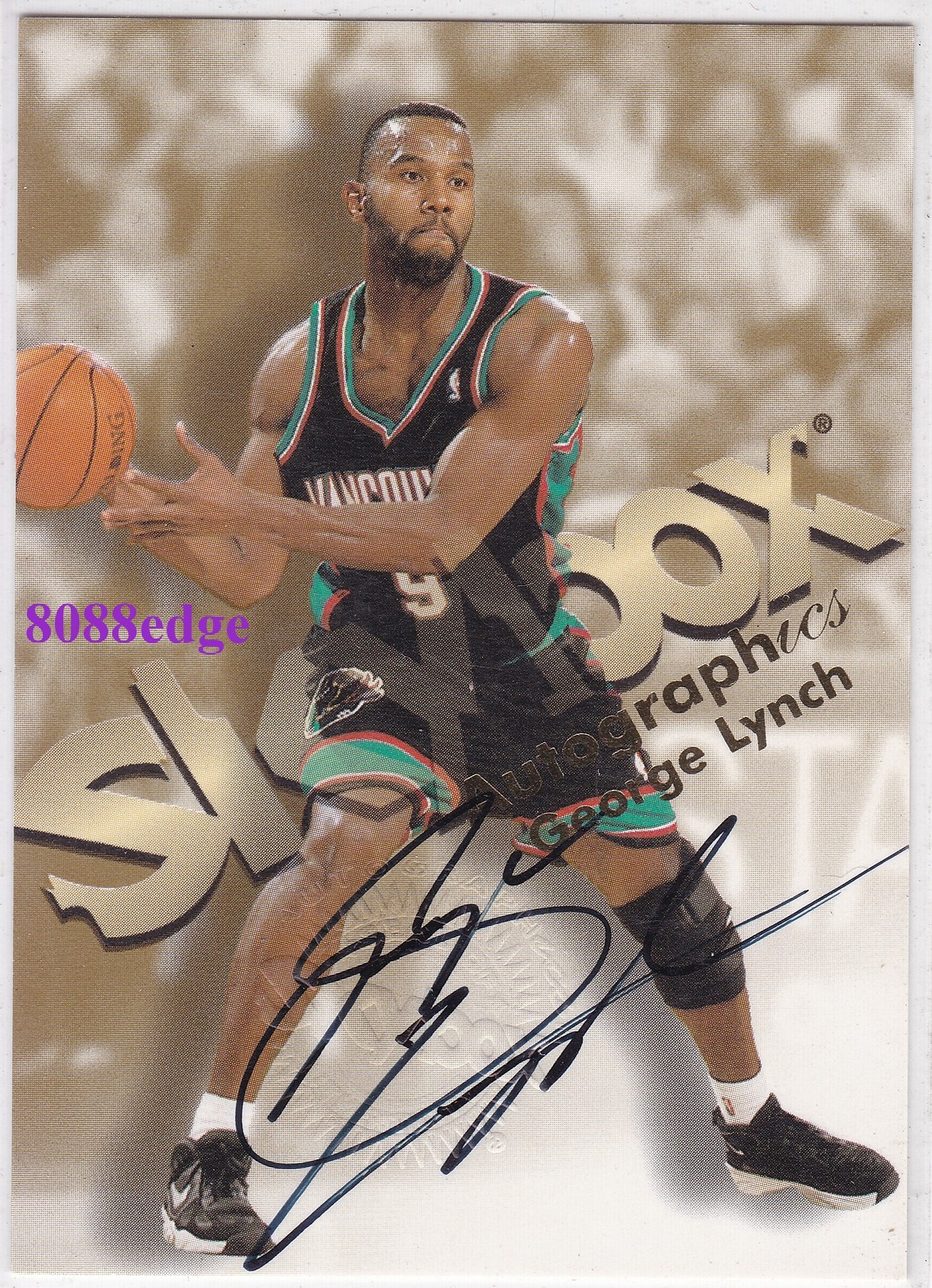 1998-99 SKYBOX AUTOGRAPHICS AUTO: GEORGE LYNCH - AUTOGRAPH LAKERS ...