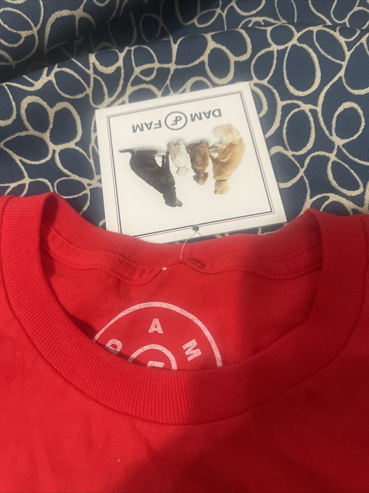 Dam Fam Tshirt The Damelios Red Size Large Charlie And Dixie | eBay