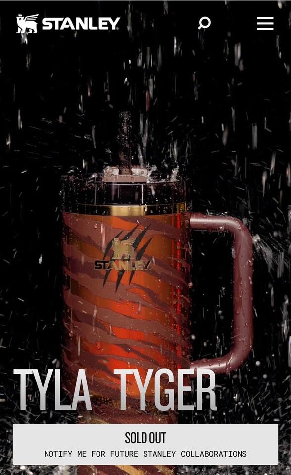 Stanley x Tyla Tyger 40oz Limited Edition Quencher H2.0 Flowstate ...