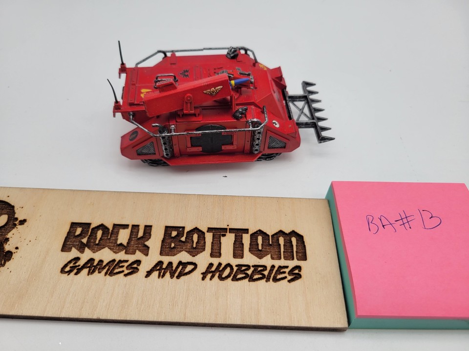 Warhammer 40k Blood Angels Rhino Rogue Trader painted OOP RBGH BA#13 | eBay