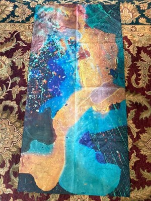2008 Radiohead In Rainbows Tour Shiny Fabric Tapestry Banner Color ...