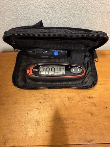 ONE TOUCH Ultra Mini Blood Glucose Monitor Meter Glucometer Pink ...