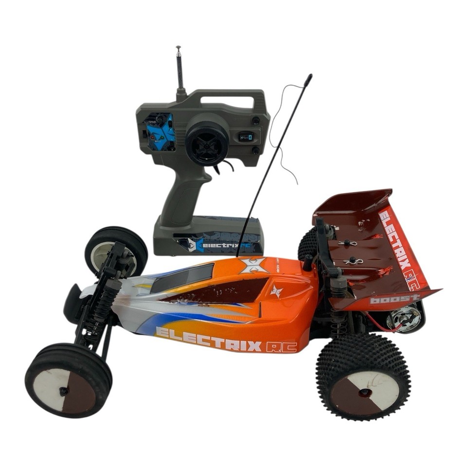 Electrix Boost 2WD 1/10 RC Buggy w/ Remote & Charger Orange TESTED ...