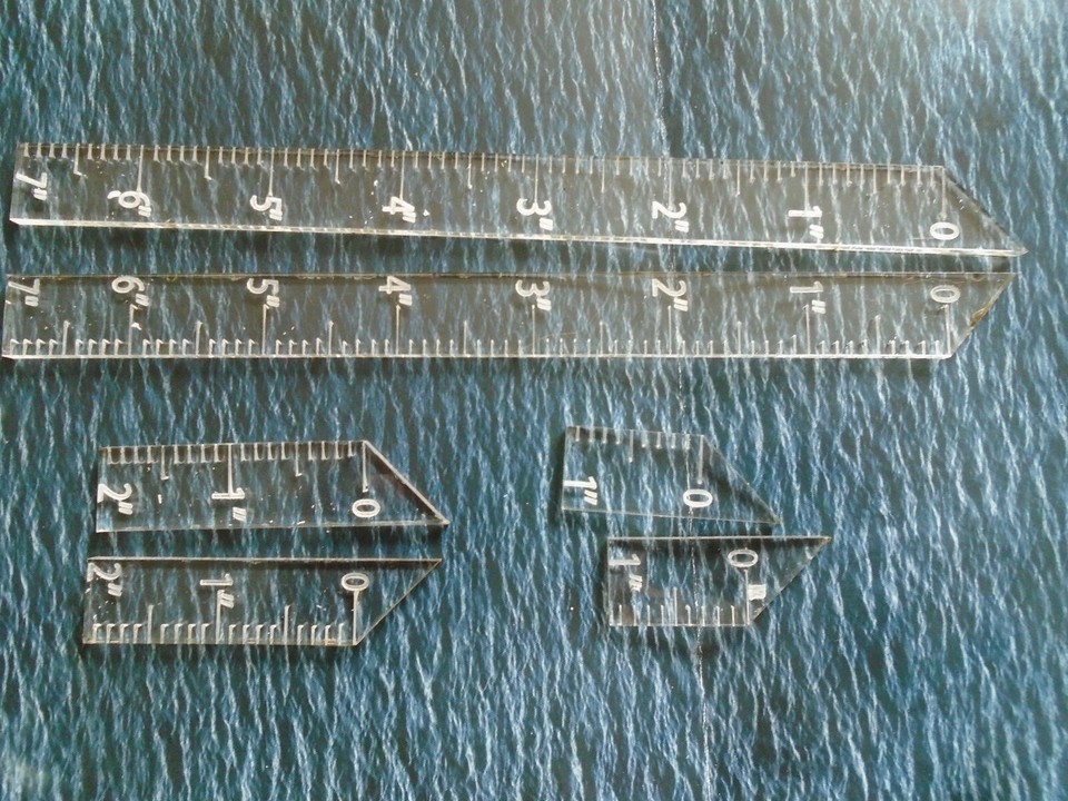Victory at Sea Clear Acrylic Movement templates, Angles PREMIUM SET ...