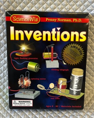 ScienceWiz Inventions Light Flashing Generator Clicking Telegraph Radio ...