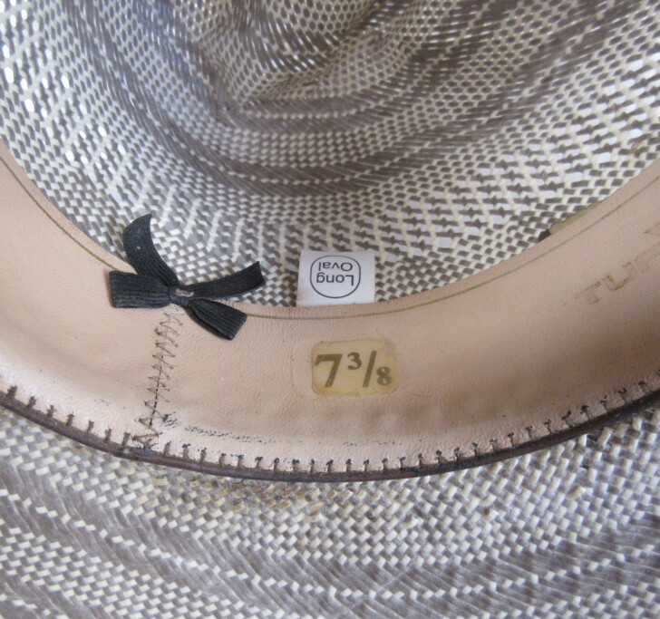 The American Hat Co Tuf Cooper Para Panama Straw Long Oval Cowboy Hat ...