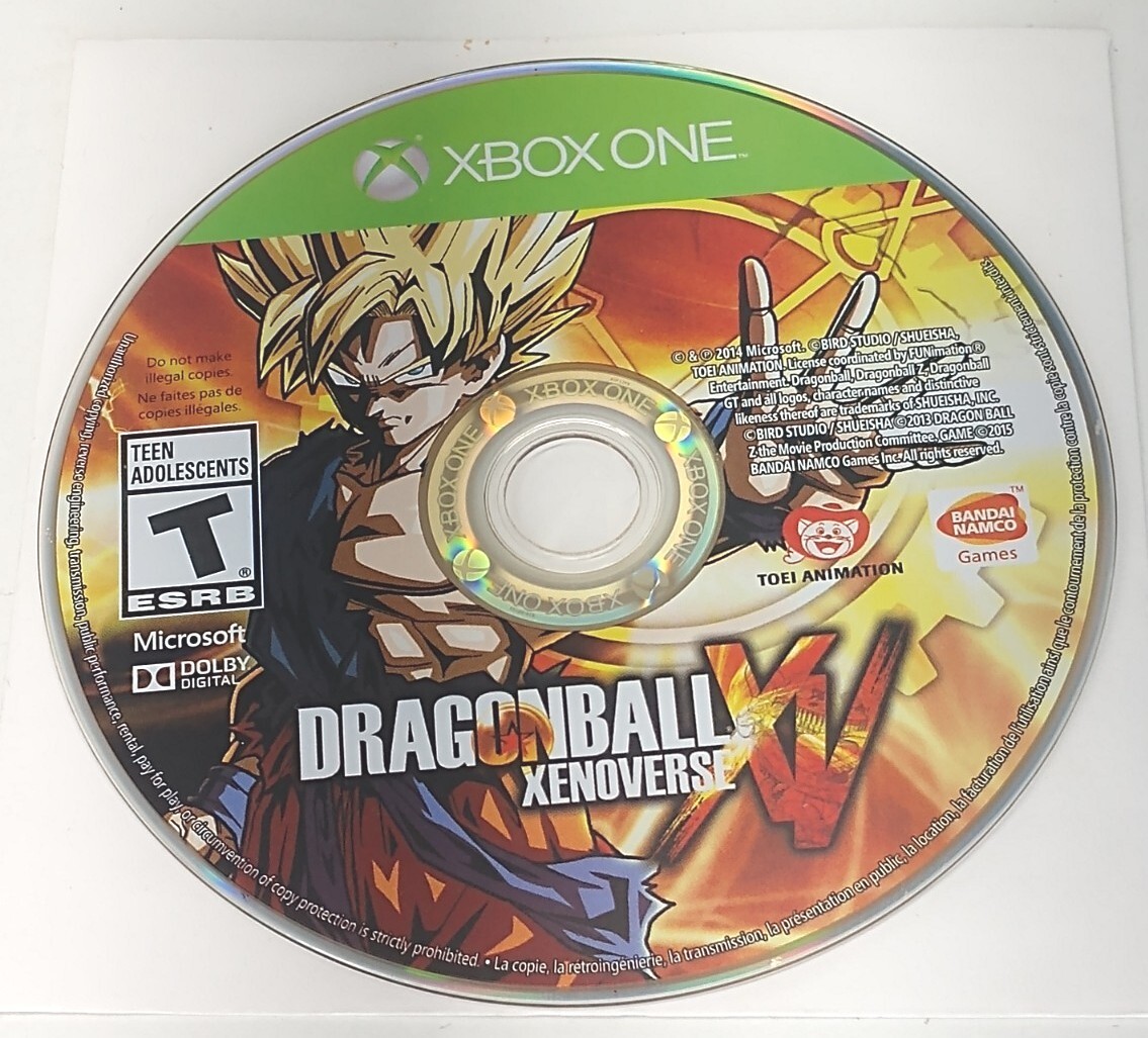 Dragonball Xenoverse XV XBOX One Video Game Disc Only | eBay