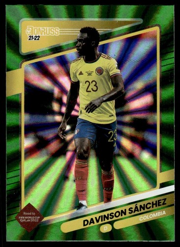 2021 Donruss Green Soccer Card Davinson Sanchez Colombia #33 | eBay