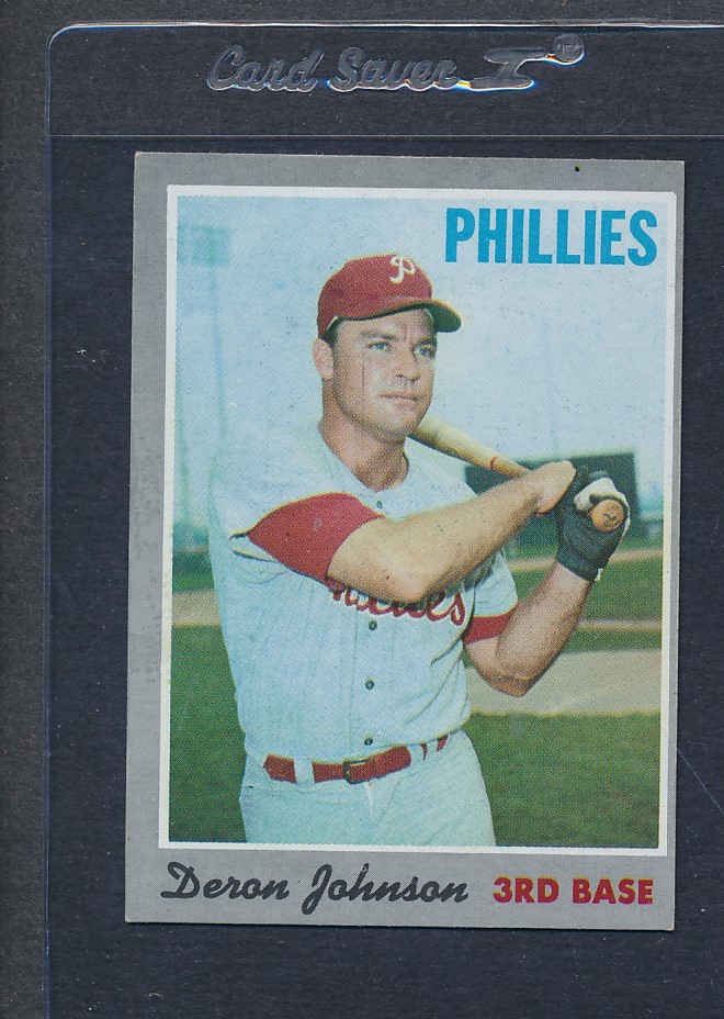 1970 Topps #125 Deron Johnson Phillies EX *928 | eBay