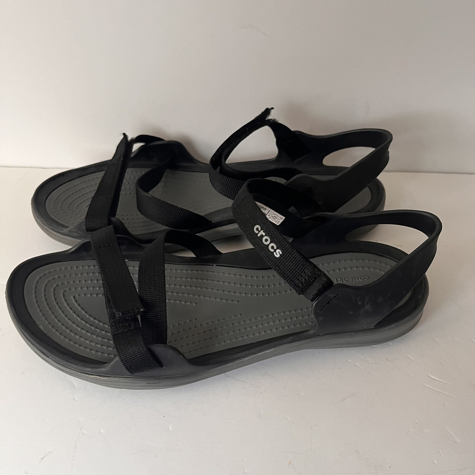 Crocs Women's Swiftwater Webbing Adjust M-W Sandals S… - Gem