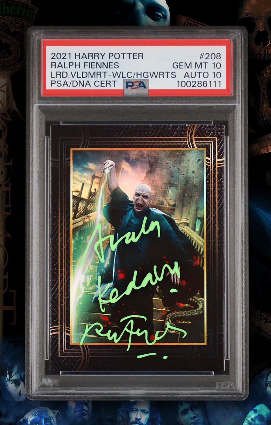 Harry Potter Welcome To Hogwarts SIGNED Voldemort Card By Ralph Fiennes ...