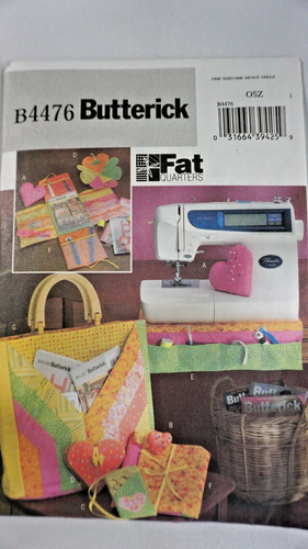 BUTTERICK FAT QUARTERS SEWING ACCESSORIES - UNCUT PATTERN B4476 2005 ...