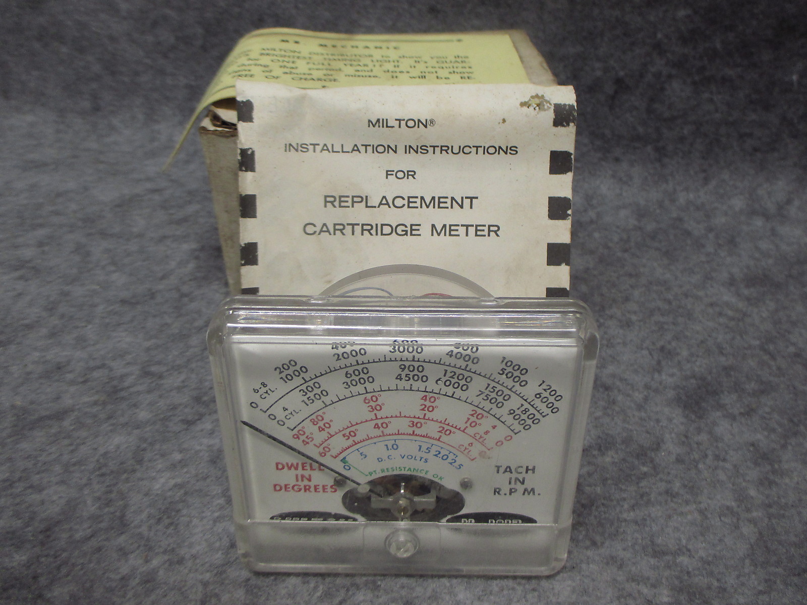 Milton No 1213 Timing Replacement Cartridge Meter Dwell Tach NOS 22032 ...