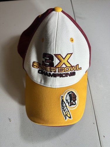 Washington Redskins Reebok Adjustable Hat Cap NFL Football Red Yellow ...