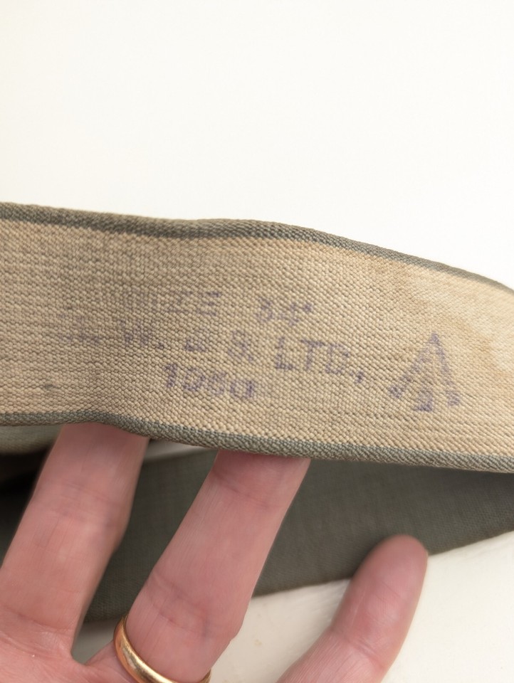 Original British Army Braces Elasticated Trouser Braces Button Leather ...