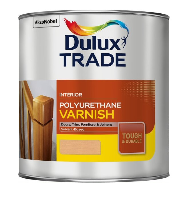 Dulux Trade Polyurethane Varnish - Gloss, Satin or Matt - All Sizes ...