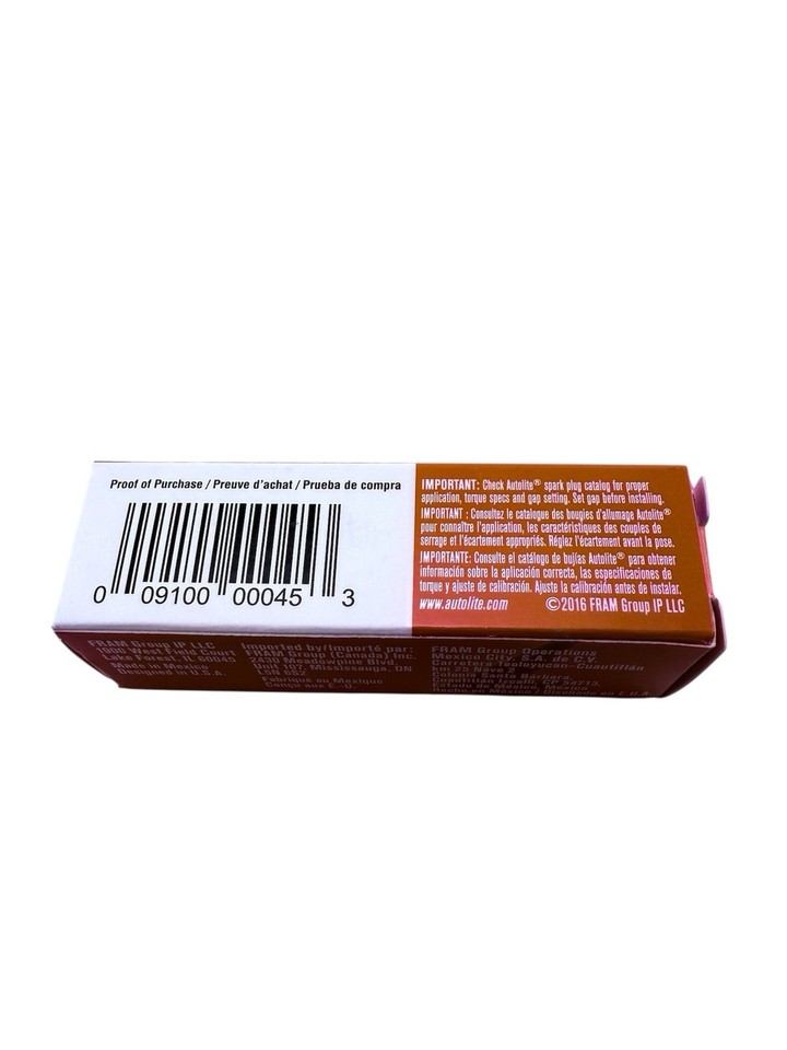 Autolite 45 Copper Core Spark Plugs 8 Pack for ASF34 83TS 80033 5007 ...