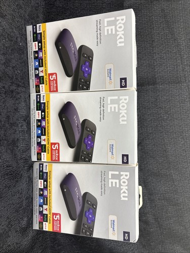 3 Unopened Boxes - ROKU LE (Walmart Exclusive) | eBay