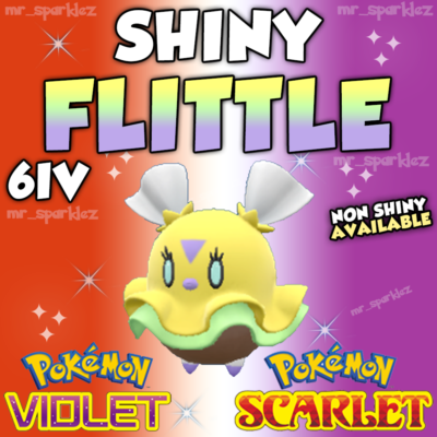 SHINY FLITTLE 6IV Pokemon Scarlet & Violet | eBay