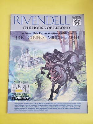 ICE MERP Rivendell The House of Elrond Adventure Module Middle Earth ...