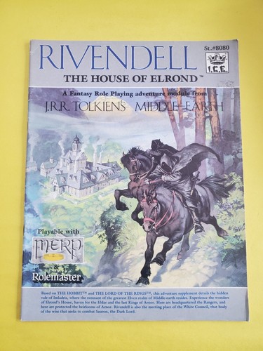 ICE MERP Rivendell The House of Elrond Adventure Module Middle Earth ...